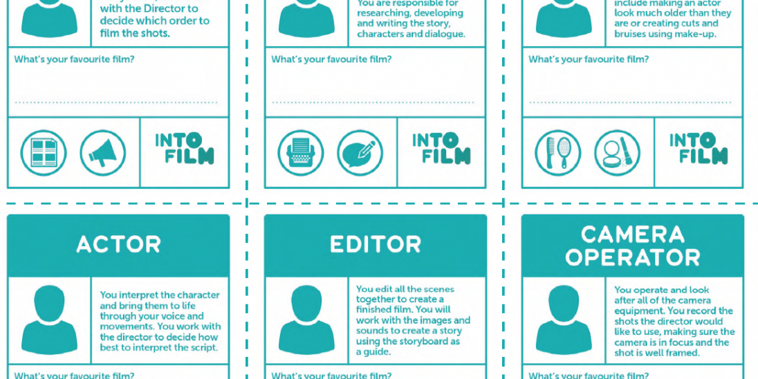 Resource - Filmmaking Job Role Cards - Into Film