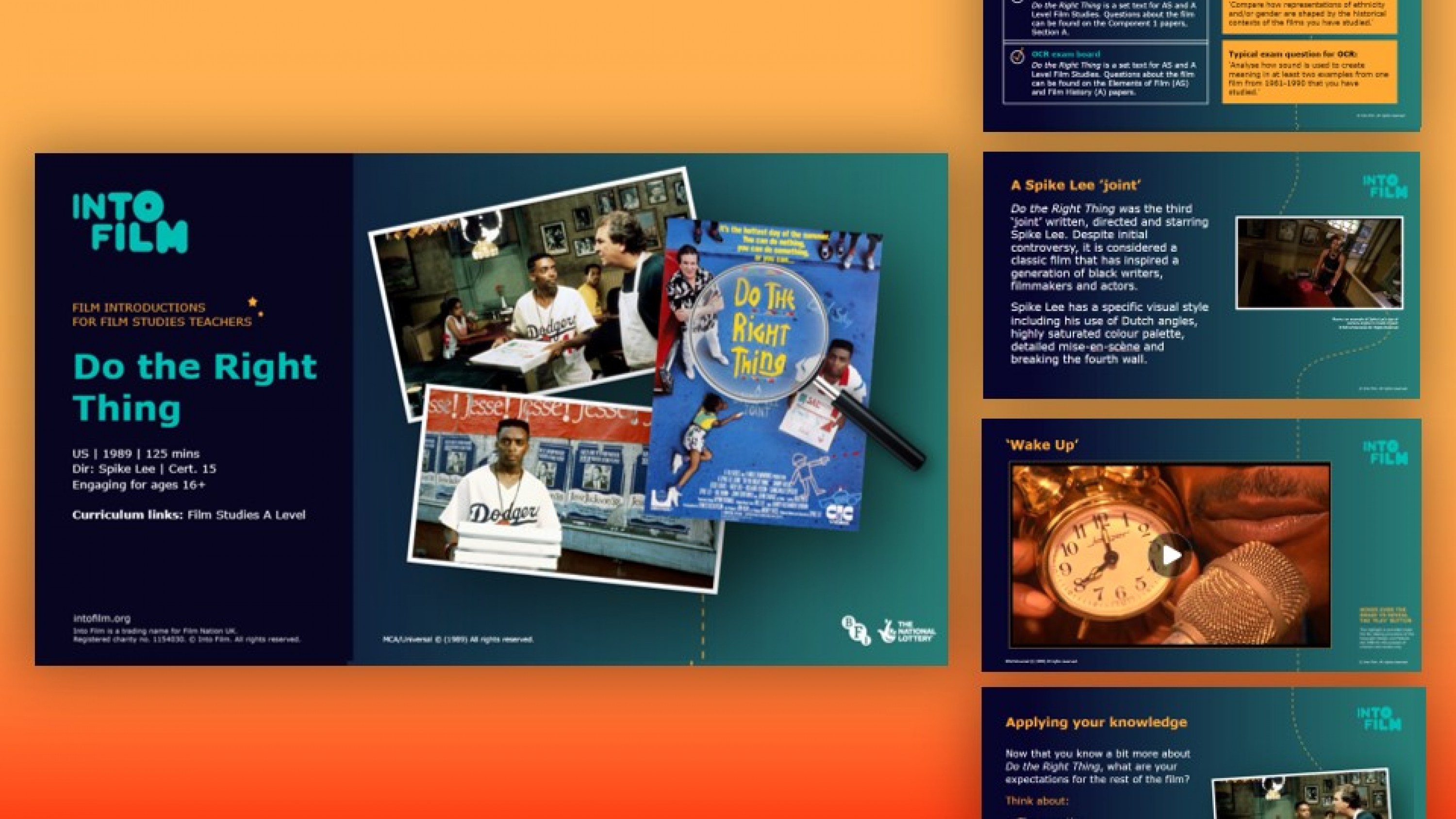 Resource - Film Studies: Do the Right Thing - Into Film