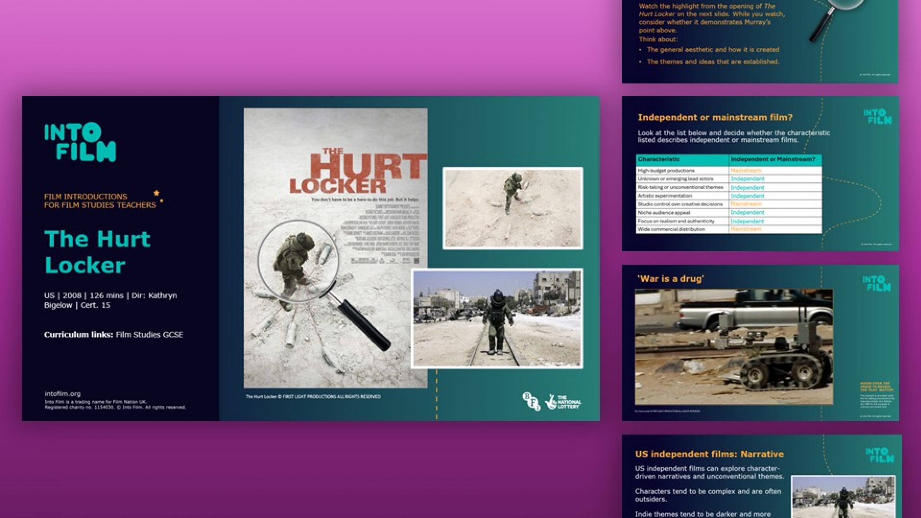 Resource - GCSE Film Studies: The Hurt Locker - Into Film