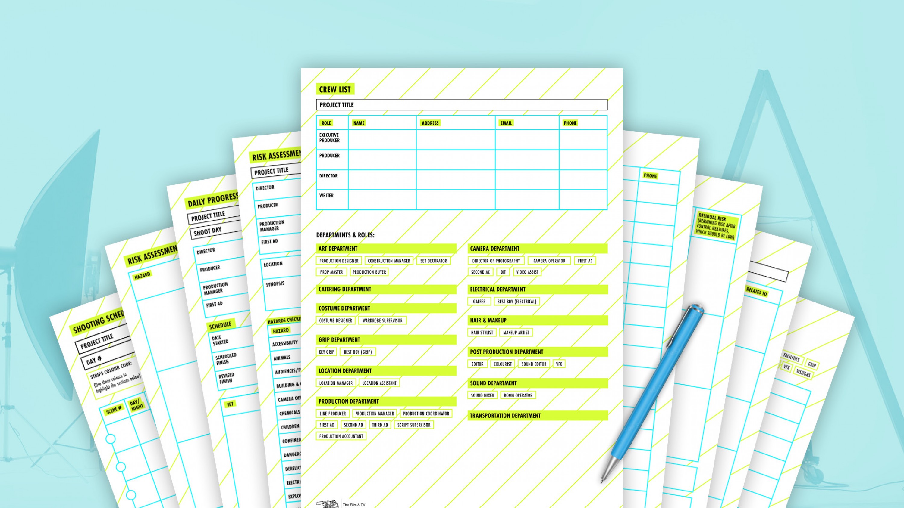 Resource - Production Paperwork Pack - Into Film