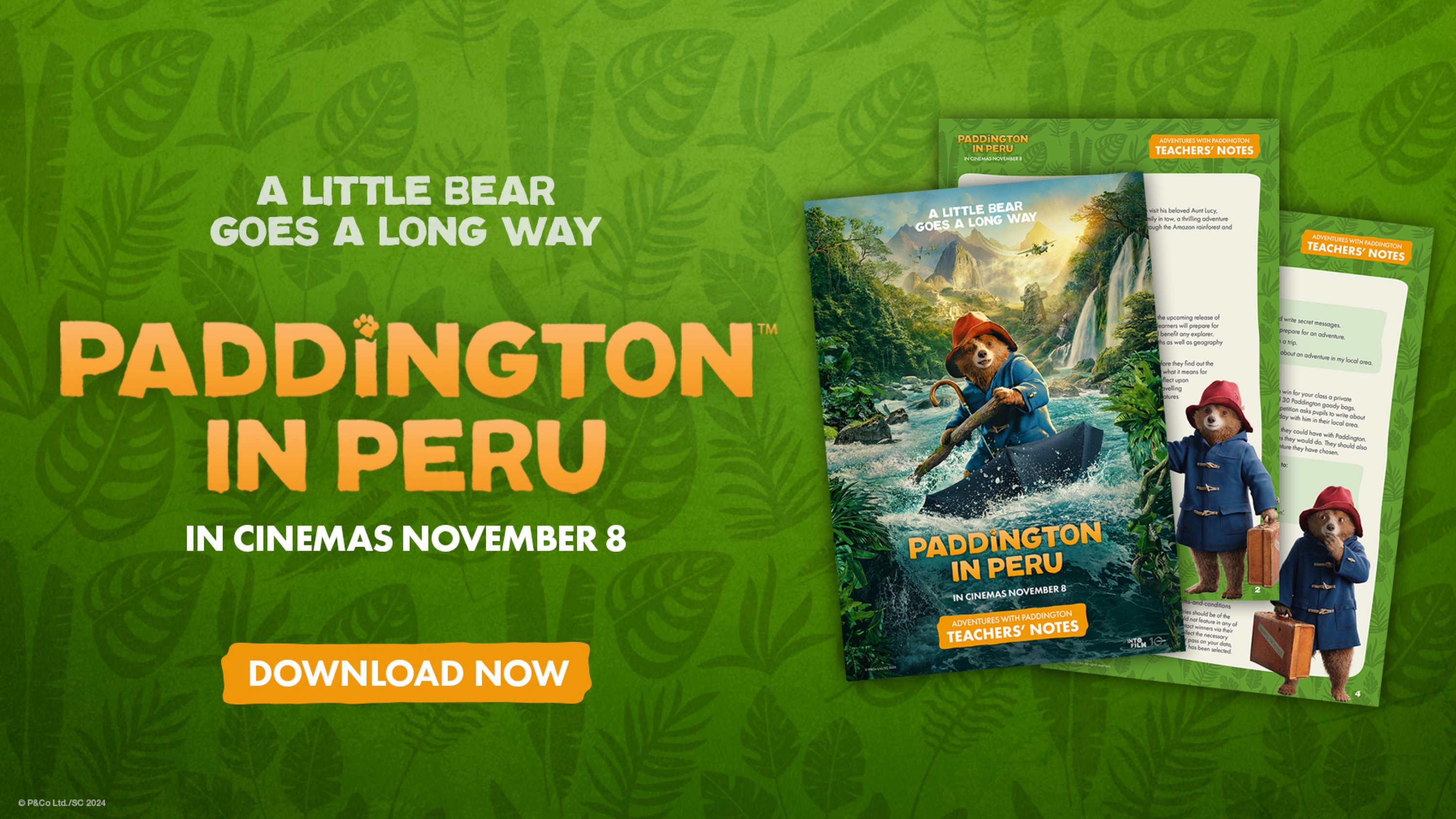Resource - Adventures with Paddington - Into Film