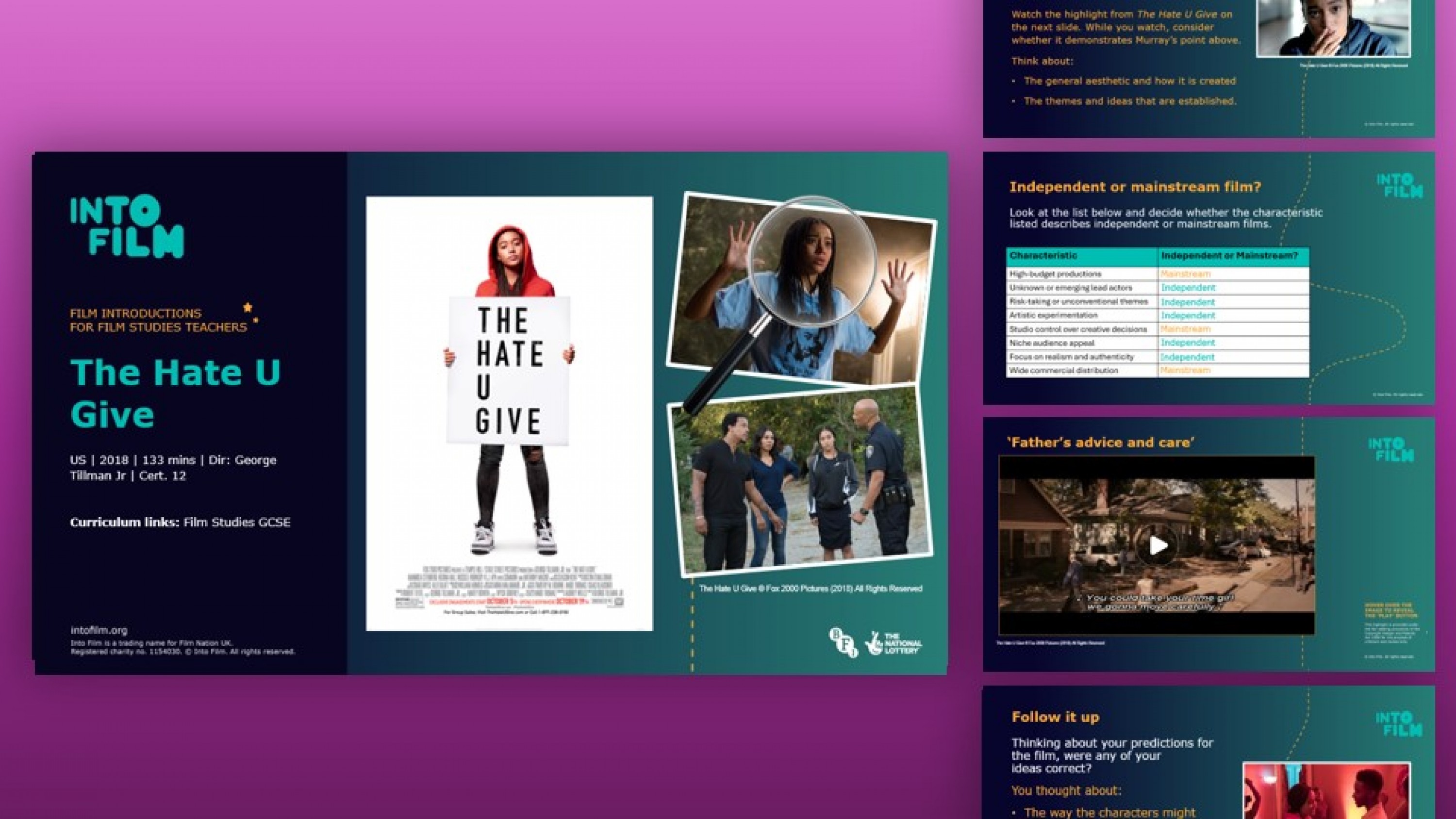 Resource - GCSE Film Studies: The Hate U Give - Into Film