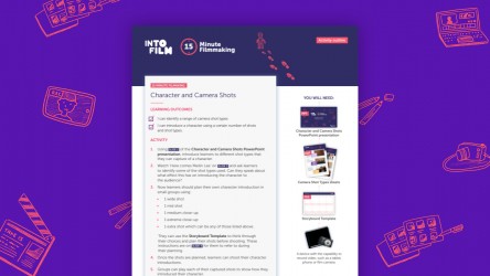 Resource - Filmmaking Activities for Scouts: Part 1 - Into Film
