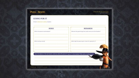 Resource - Puss in Boots: Venture Better Together - Into Film