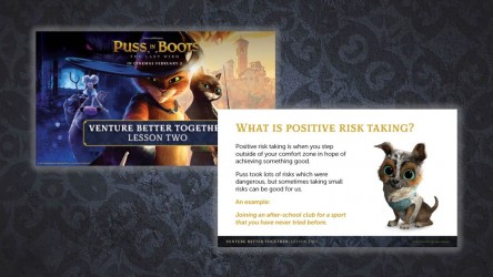 Resource - Puss in Boots: Venture Better Together - Into Film