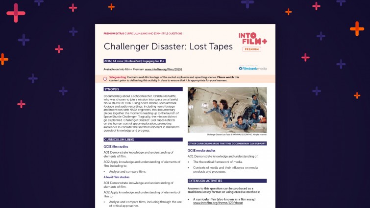 Film - Challenger Disaster: Lost Tapes - Into Film