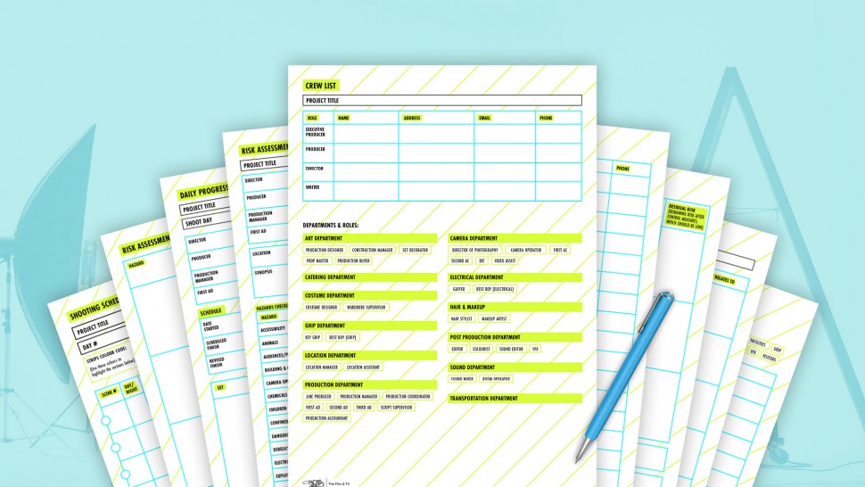 Resource - Production Paperwork Pack - Into Film
